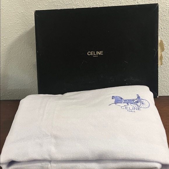 Celine | Bedding | New Celine Baby Blue Throw Blanket Blue Carriage ...